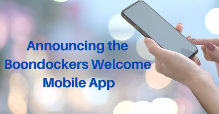 Announcing the Boondockers Welcome Mobile App - Boondockers Welcome