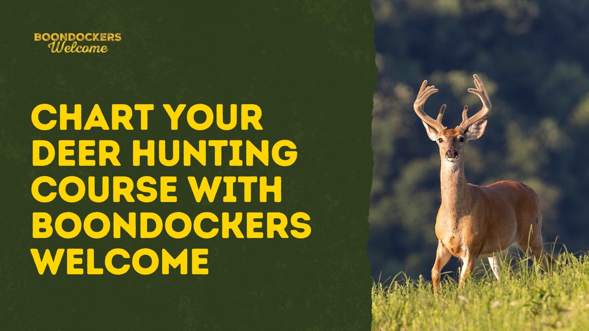 Chart Your Deer Hunting Course With Boondockers Welcome - Boondockers ...